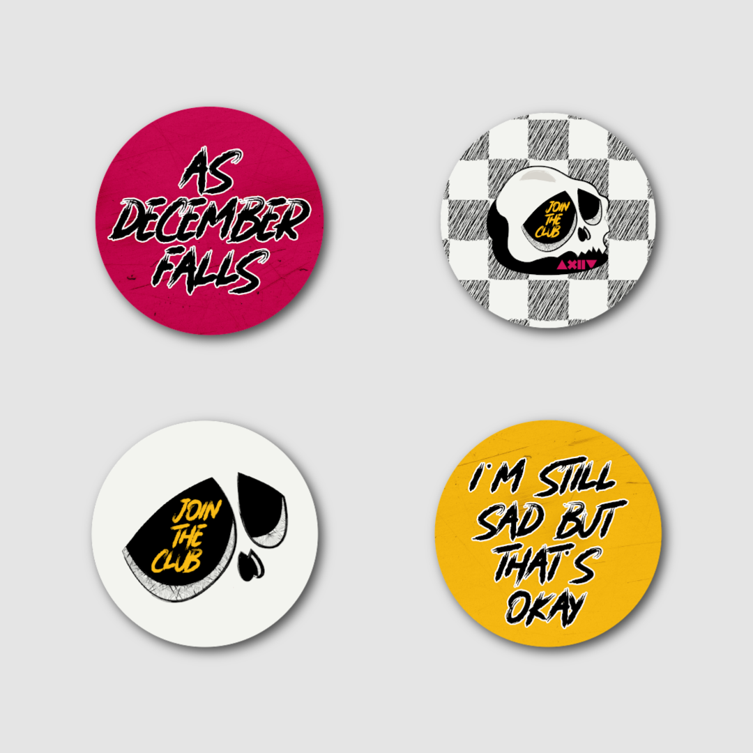 Badges Pack (Join The Club) – As December Falls