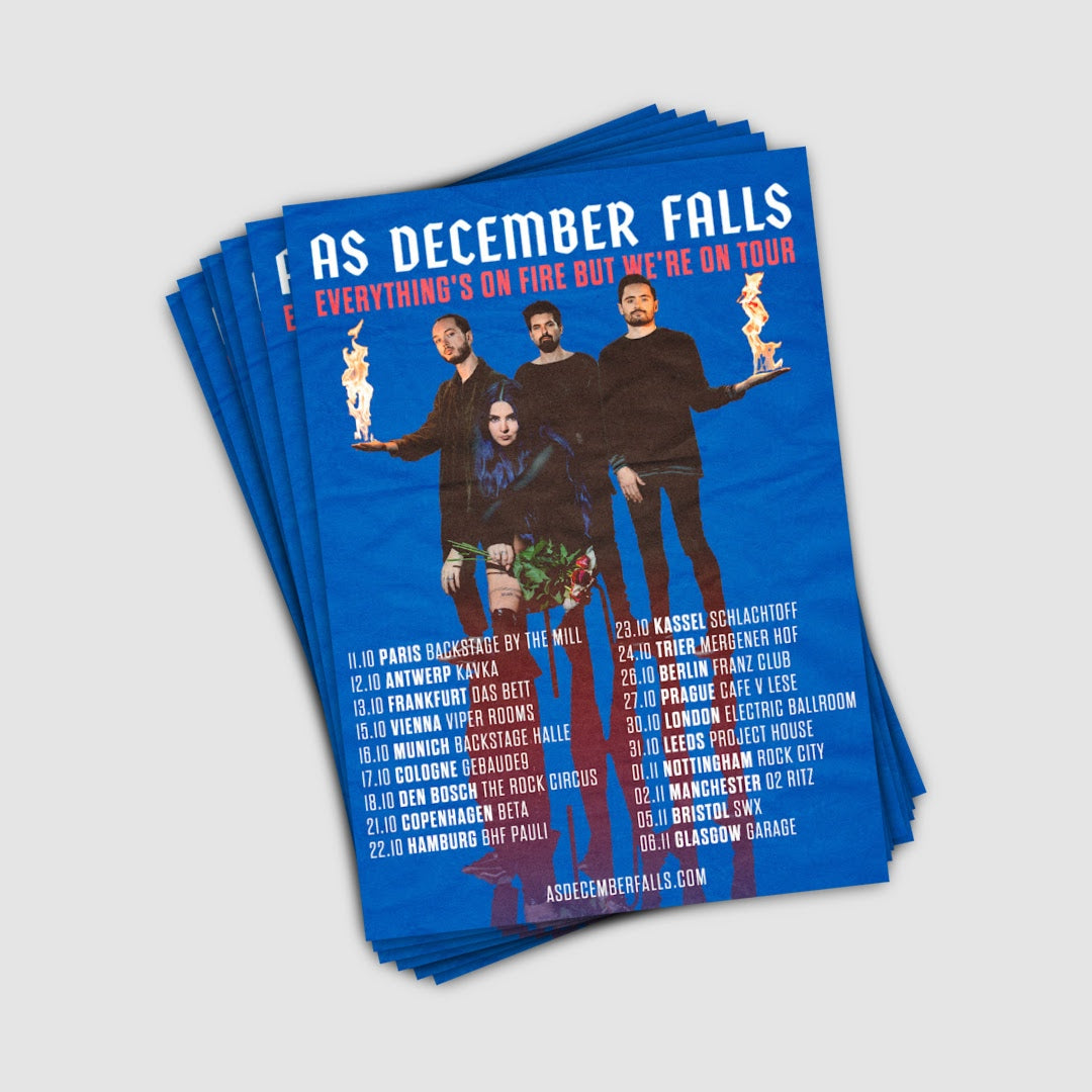 2025 Tour Poster – As December Falls